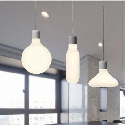 China Nordic Modern Pendant Lights Milk White Glass Fashion Lamp guzhen lighting(WH-AP-508) for sale