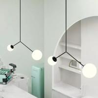 China Nordic Minimalist Line Chandelier Modern Living Room Dining Room Home Decor Hanging Light（WH-AP-511) for sale