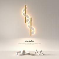 China Modern Led Pendant Lights Minimalist Acrylic Hanglamp For Dining Room Bedroom Spril Light(WH-AP-513) for sale