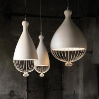 China Nordic E27 Pendant Lights Living Room Bedroom Dining Room Cage Hanging Lamp(WH-AP-517) for sale