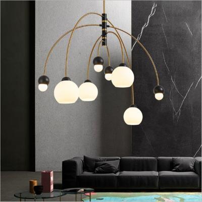 China Nordic design creative glass chandelier living room bedroom dining room Willow Chandelier(WH-MI-362) for sale