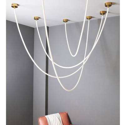 China Nordic post-modern designer LED pendant lamp silicone lamp office lamp(WH-MI-369) for sale