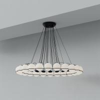 China Nordic Minimalist Glass Shade Ring chandelier Living Dinning Room Model 2109 chandelier(WH-MI-376) for sale