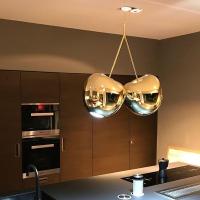 China Nordic Modern Pendant Designer Creative Lights For Living Room Bar Dining Room Bedroom Apple Pendant Lamp(WH-AP-533) for sale