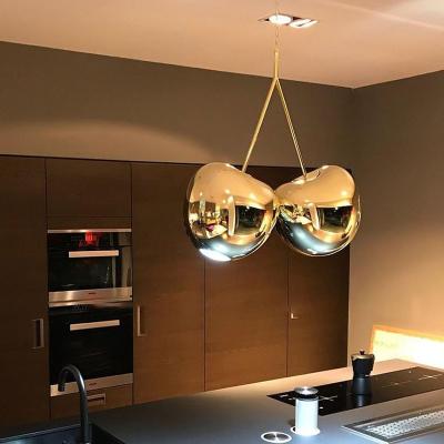 China Nordic Modern Pendant Designer Creative Lights For Living Room Bar Dining Room Bedroom Apple Pendant Lamp(WH-AP-533) for sale