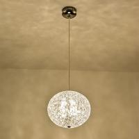 China Post Modern Living room Acrylic Oval Ball Chandelier  Bedroom Planet Suspension Lamp(WH-MI-385) for sale
