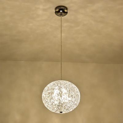 China Post Modern Living room Acrylic Oval Ball Chandelier  Bedroom Planet Suspension Lamp(WH-MI-385) for sale