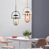 China Postmodern Led Pendant Lights Designer Glass Hanglamp For Living Room Bedroom Study Bar Glass Decor Lamp(WH-GP-166) for sale