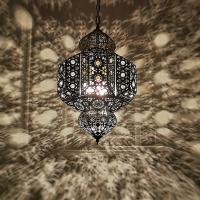 China Modern Rustic Moroccan Pendant Lamps Globe Ceiling Lights Bohemian hanging lamp(WH-DC-58) for sale