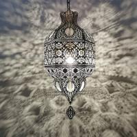 China Classic Lamparas Arabe Marroqui Gantung Maroko Arab Etched Lighting(WH-DC-62) for sale