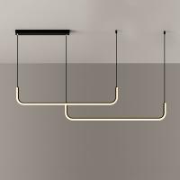 China Modern Kitchen Island Chandelier Living Room Black minimalist designer Chandelier (WH-MI-398) for sale