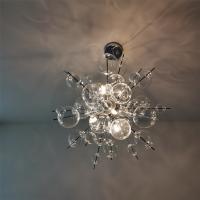 China Nordic Led Home Decoration Chandelier Modern Sea Urchin Dandelion Glass Ball Pendant Lamp(WH-GP-180) for sale