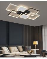 China Modern LED Ceiling Light Simplicity Fashion Geometric Light luxury Black Gold ceiling lamp(WH-MA-204) for sale