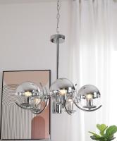 China Modern Chrome Chandelier Bedroom Dining Room Art E27 Glass Ball Chandelier (WH-MI-407) for sale