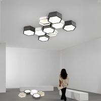 China Simple Modern Living Room Lights Minimalist Bedroom Dining Room honeycomb LED Ceiling Lights(WH-MA-211) for sale
