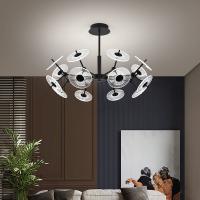 China Modern Living Room Bedroom Acrylic Chandelier designer black gold Chandelier(WH-MI-409) for sale