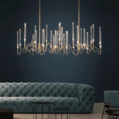 China Luxury Crystal Chandelier Living Room Dining Bedroom Gold Silver Chandelier (WH-MI-414) for sale