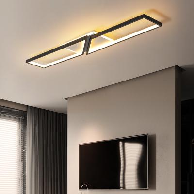 China LED Office Ceiling Lamp Rectangular Modern Minimalist Meeting Living Room Strip Spot Lights(WH-MA-222) for sale
