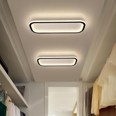 China Gold Black Ceiling lights Finished Simple Led For Living Room Bedroom rectangle chandelier(WH-MA-235) for sale