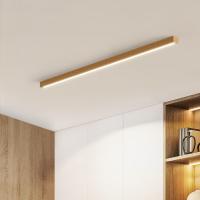 China Long ceiling ceiling light porch wooden lamp aisle corridor wall hanging line log led lights（WH-WA-47) for sale