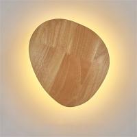 China 8W 12W Modern Nordic Interior Wooden Wall Lamp Bedroom Bedside Aisle Design Round Oval LED ceiling lamp(WH-WA-54) for sale