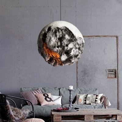 China Irregular Planet Wabi Sabi LED Chandelier Restaurant Bedroom Model Room hanging Lighting(WH-VP-170) for sale