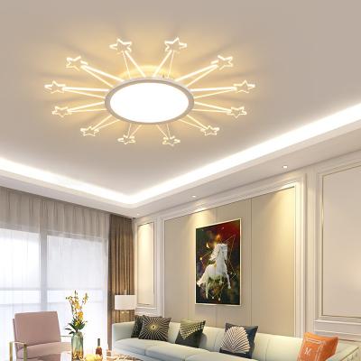 China Modern Living Room Acrylic Ceiling Lights Minimalist Creative Loft Sun Ceiling Lamp(WH-MA-269) for sale