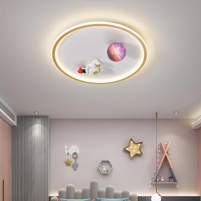 China Nordic Children's Minimalist Ceiling Lamp Rectangle Girl Boy Planet Ceiling Lights(WH-MA-270) for sale