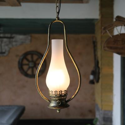 China Vintage Pendant Light Loft Industrial  Cafe Bar Kitchen Bottle Restaurant Iron kerosene lamp(WH-VP-182) for sale