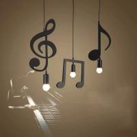 China Nordic Pendant Lamp Z Words Music  For Indoor Lighting Bar Bedroom kitchen Pendant Lamp(WH-VP-187) for sale