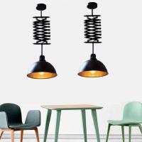 China Retro industrial Pendant Light wind wrought iron clothing cafe bar lifting Black Pendant Light(WH-VP-189) for sale