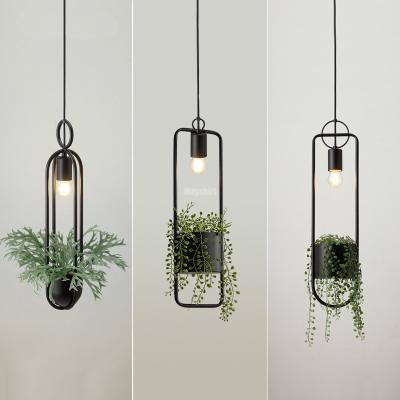 China Nordic Iron Pendant Light Home Deco Living Room Dining Room Industrial plant pendant light(WH-VP-190) for sale