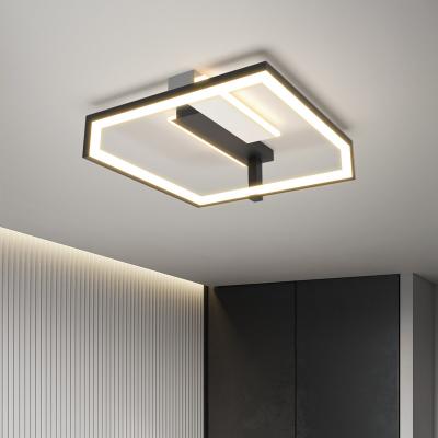 China Modern Living Room Ceiling Lights Nordic Creative Atmospheric Bedroom Room square ceiling light(WH-MA-295) for sale