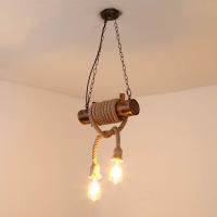 China American Retro Attic Light Bamboo  Rope Chandelier(WH-VP-218) for sale