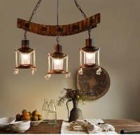 China American Light Design Vintage Chandelier Retro Cafe Bar Restaurant Bamboo Loft Pendant Lamp(WH-VP-231) for sale