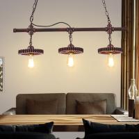 China Retro Industrial Style Chandelier Creative Restaurant Iron Lamp Bar Clothing Shop light(WH-VP-232) for sale