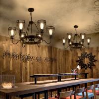 China American Retro Industrial Wind Hanging Lamps Loft Creative Restaurant iron lamp(WH-VP-233) for sale