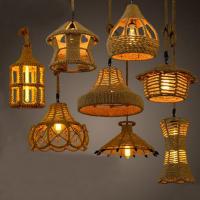 China Vintage Pendant Lamp  Rope Weave Iron Lampshade Creative Shop/Coffee House Indoor Lighting(WH-VP-246) for sale