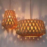China Wooden pendant light Creative Simple Nordic wood hanging lamp design for coffee shop lamp(WH-WP-82) for sale