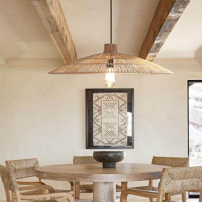 China New Handmade Bamboo Rattan Woven Chinese Restaurant Hotel Japanese lamp(WH-WP-62) for sale