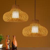 China New Japanese Bamboo Ceiling Pendant Lights Handmade Retro Hanglamp Lighting(WH-WP-66) for sale