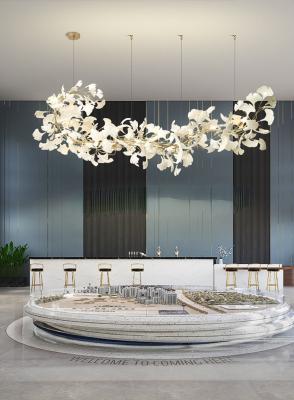 China Luxury Chandelier Indoor Home Leaves Staircase Hotel Lobby Custom Chandelier(WH-NC-117) for sale