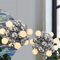 China Postmodern Glass Ball Chandelier Lighting Nordic Minimalist LED Hanging Lamp(WH-MI-443) for sale