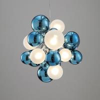 China Postmodern Glass Ball Chandelier Lighting Modern Luxury LED Hanging Light(WH-MI-449) for sale
