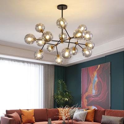 China Modern minimalist Kitchen chandeliers home bedroom dining room light Glass Bubbles Chandelier(WH-MI-430) for sale