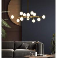 China Modern Metal LED Chandelier Lighting Lustre Living Room Villa Interior Decor Pendant Lamp(WH-MI-436) for sale