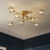 China Nordic Modern LED Chandelier For Living Room Dining Room Bedroom Kitchen Glass Ball Ceiling Lamp(WH-MI-439) for sale