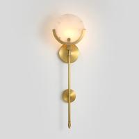 China Art Deco Gold Led Wall Lamp Parlor Wall Sconce Bedroom Bedside Aisle Balcony Wall Lights (WH-OR-239) for sale