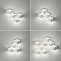 China Modern Creative geometry Wall Lamp Bedroom Bedside Living Room Aisle three-Dimensional Wall Lamp(WH-OR-243) for sale