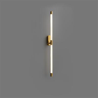 China Modern Geometric Lines Wall Lights Bedside Living Room Background Wall Luxury Gold Wall Lights(WH-OR-262) for sale
